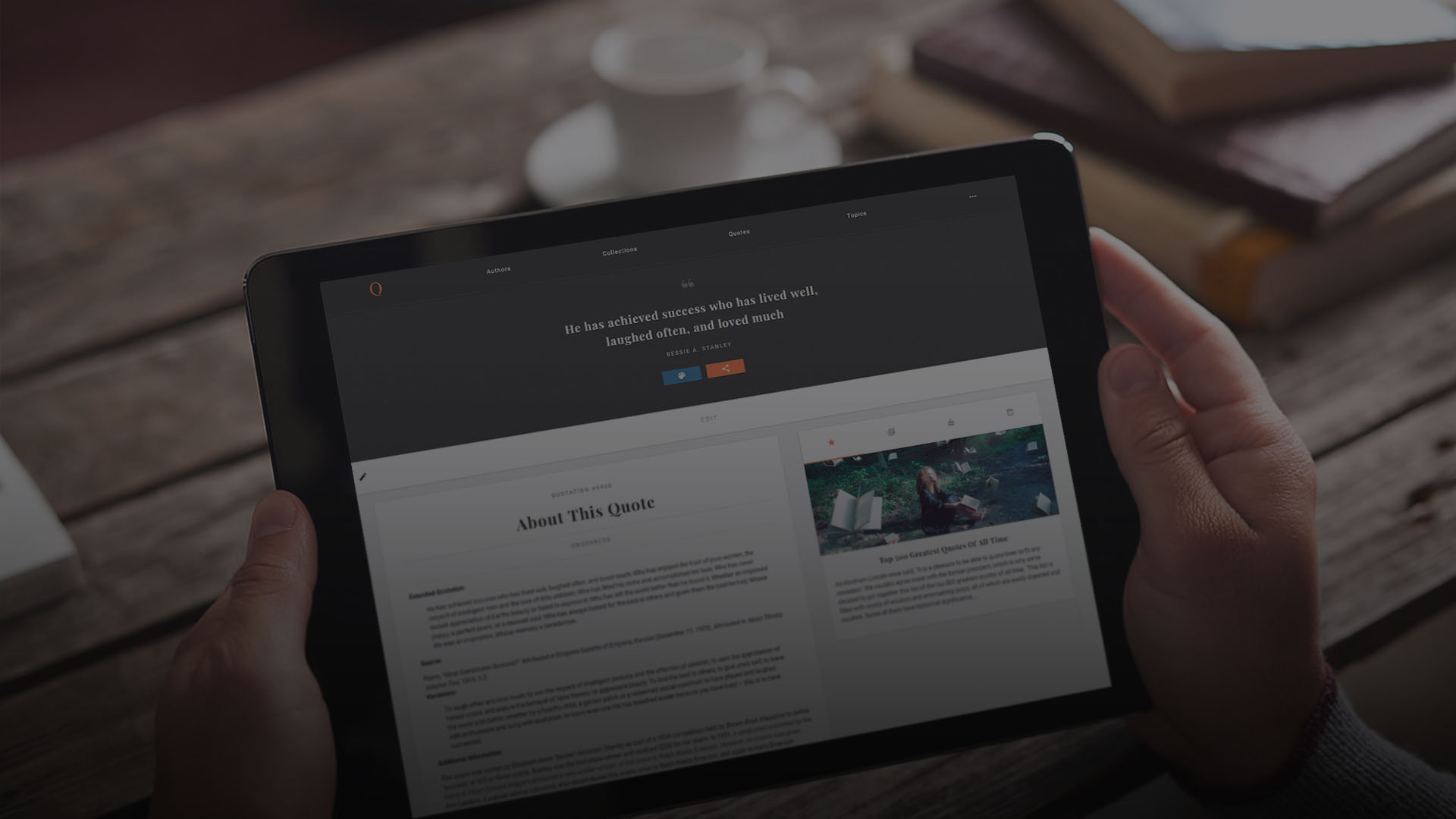 Quote | The Whole Worl’s in a State O’ Chassis